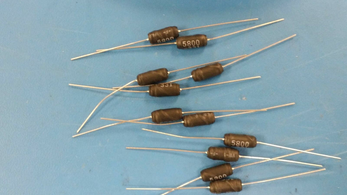(10 PCS) 5800-331 JW MILLER Fixed Inductors 330uH 10%, Obsolete ...