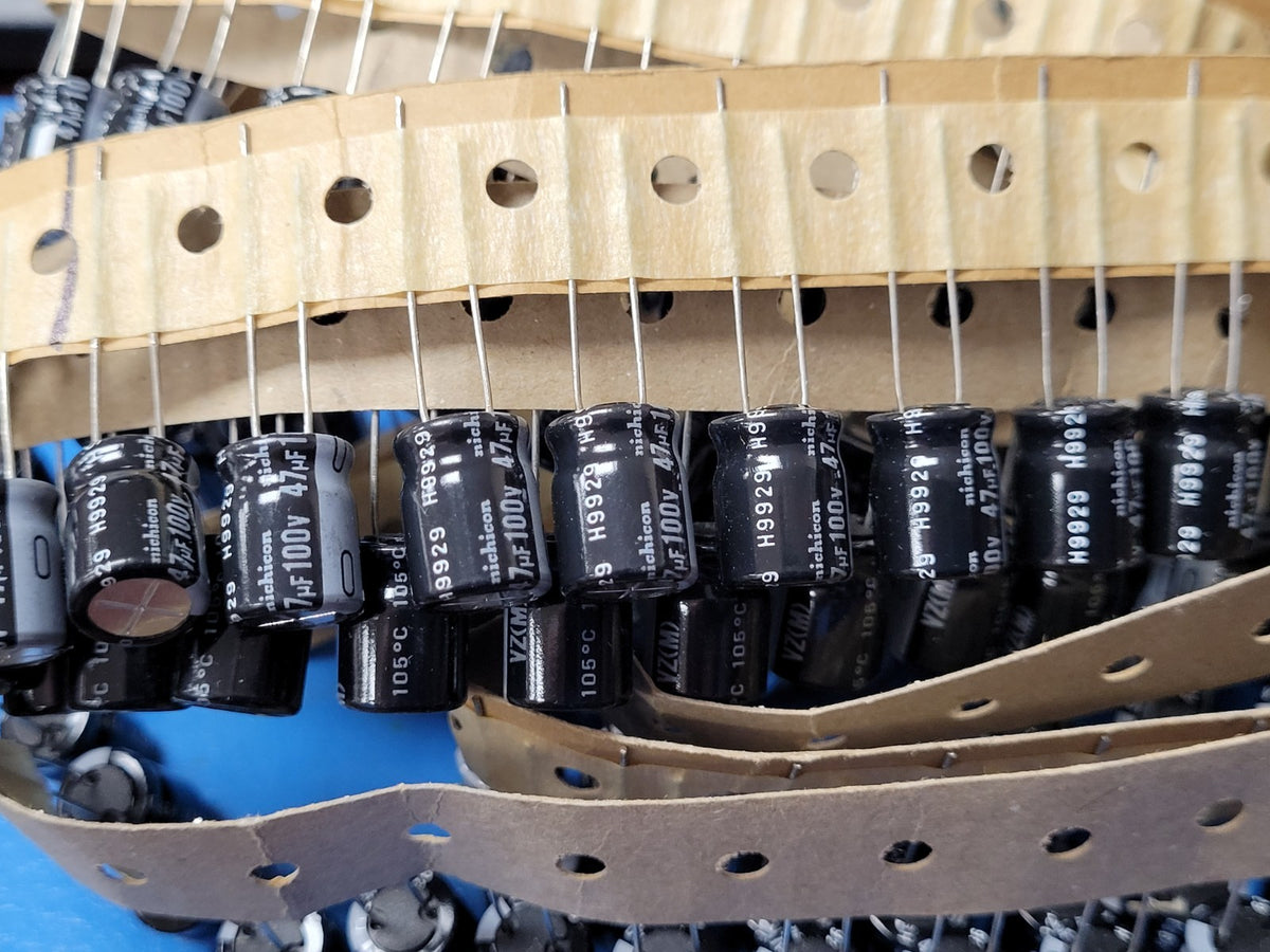 (20 PCS) UVZ2A470MPD NICHICON CAP ALUM LYTIC 47UF 20% 100V RADIAL ROHS ...