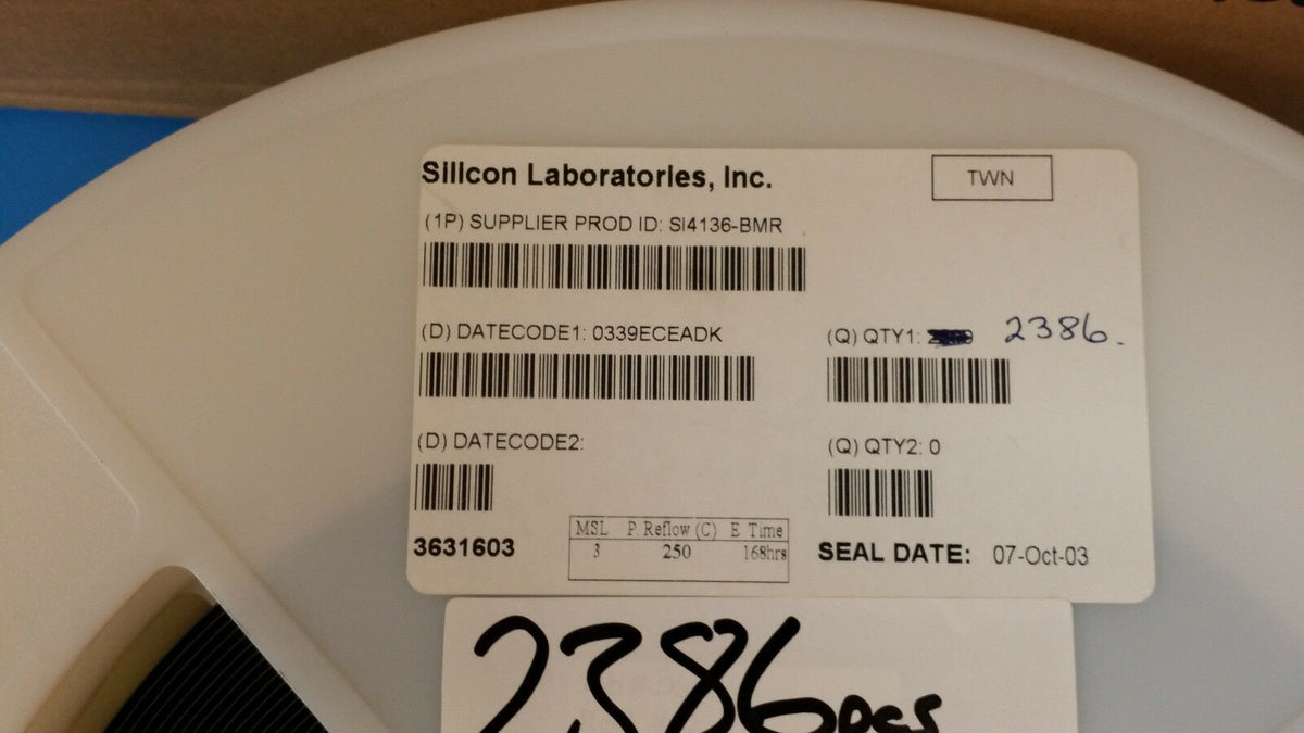 (25 PC) SI4136-BMR SIL LAB TELECOM, CELLULAR, RF AND BASEBAND CIRCUIT ...