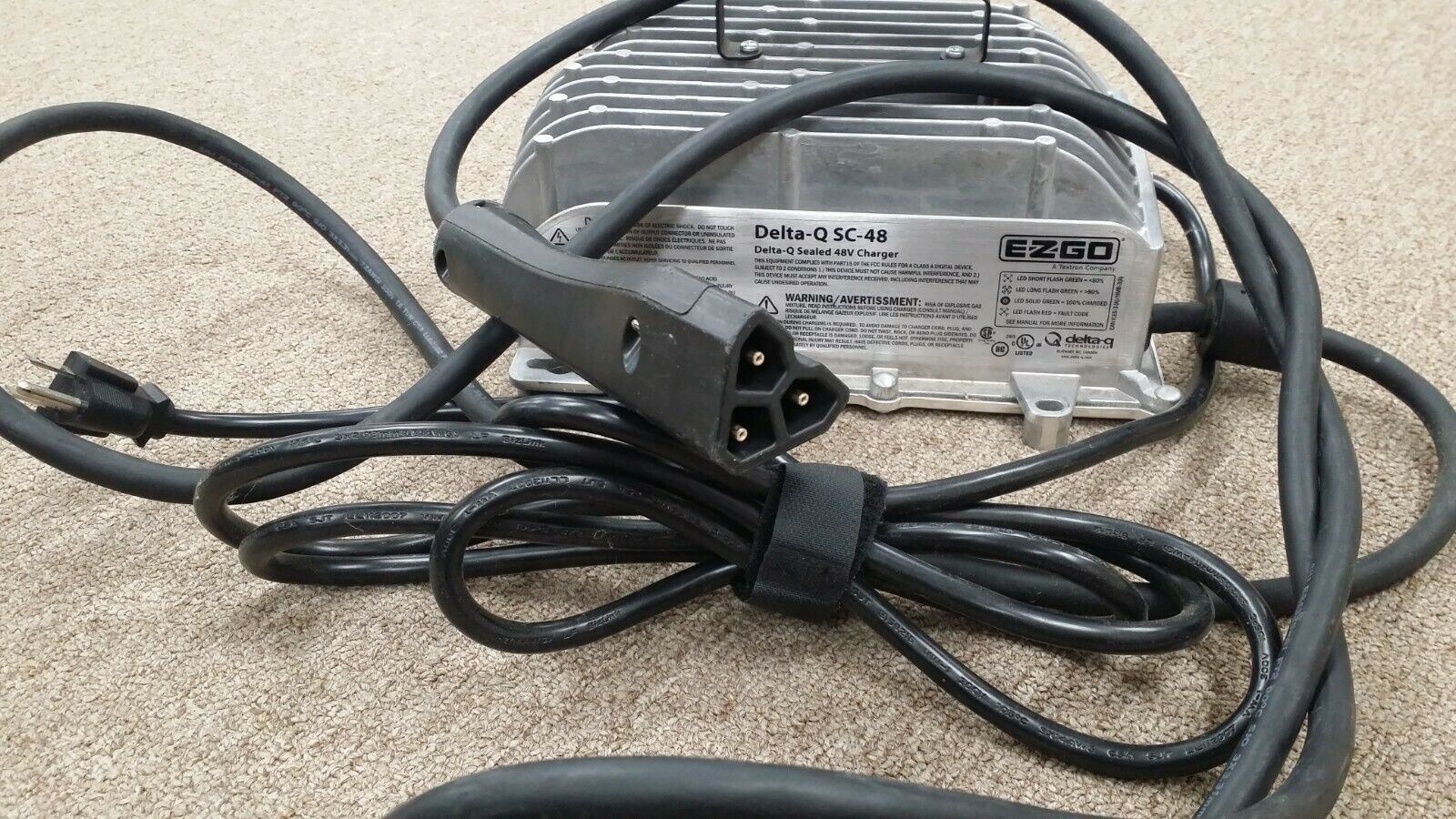 E-Z-GO 48v Golf Cart Battery Charger Rxv Txt OEM Delta Q SC-48 ...