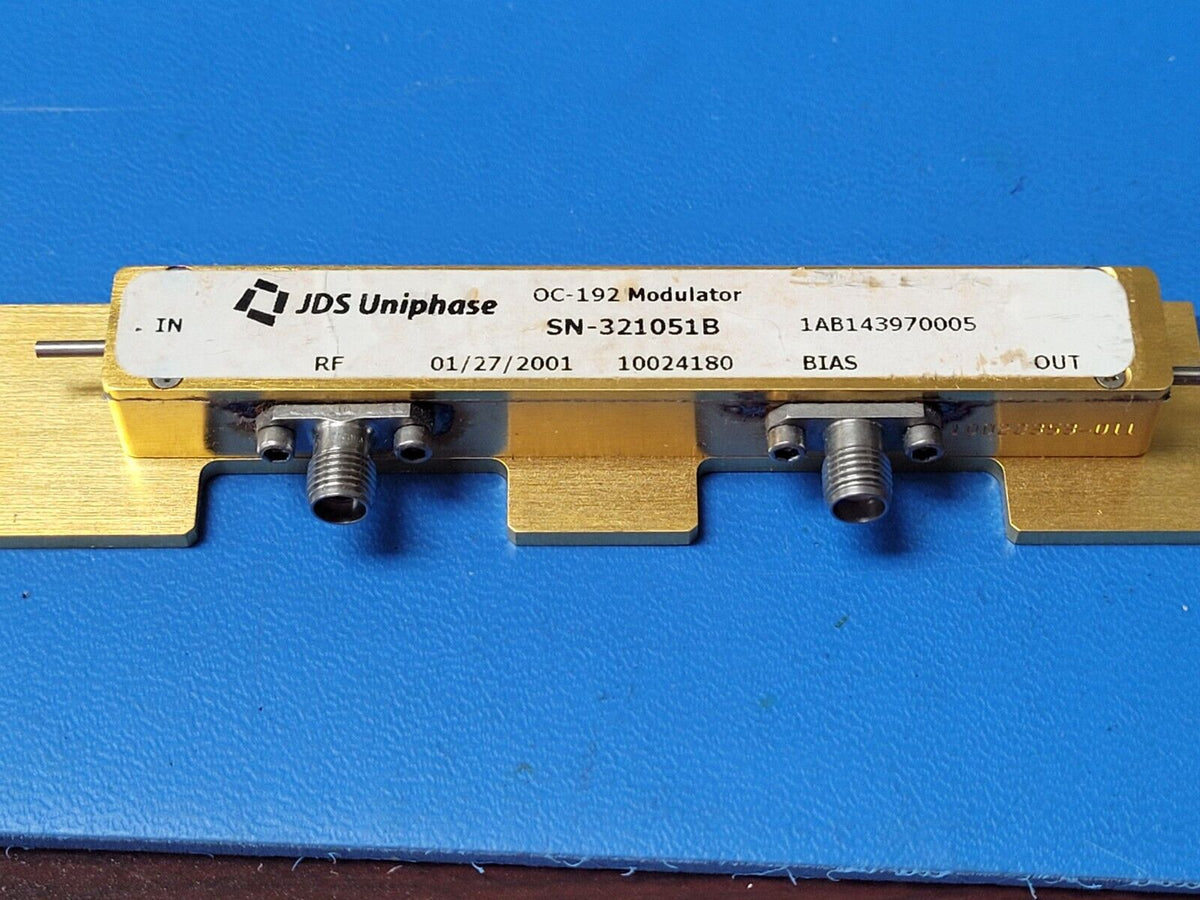(1 pc) JDS Uniphase OC-192 EOM Electro-Optical Modulator 10024180 ...