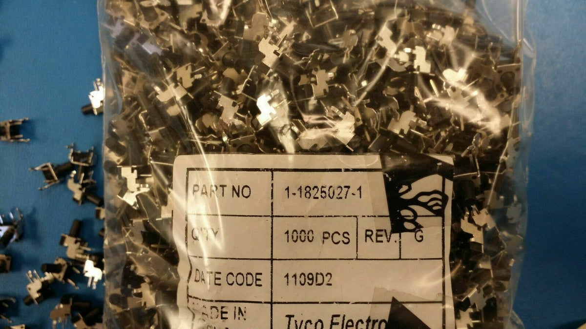 (10 PCS) 1-1825027-1 TYCO SWITCH TACTILE SPST-NO 0.05A 24V – Specialty ...